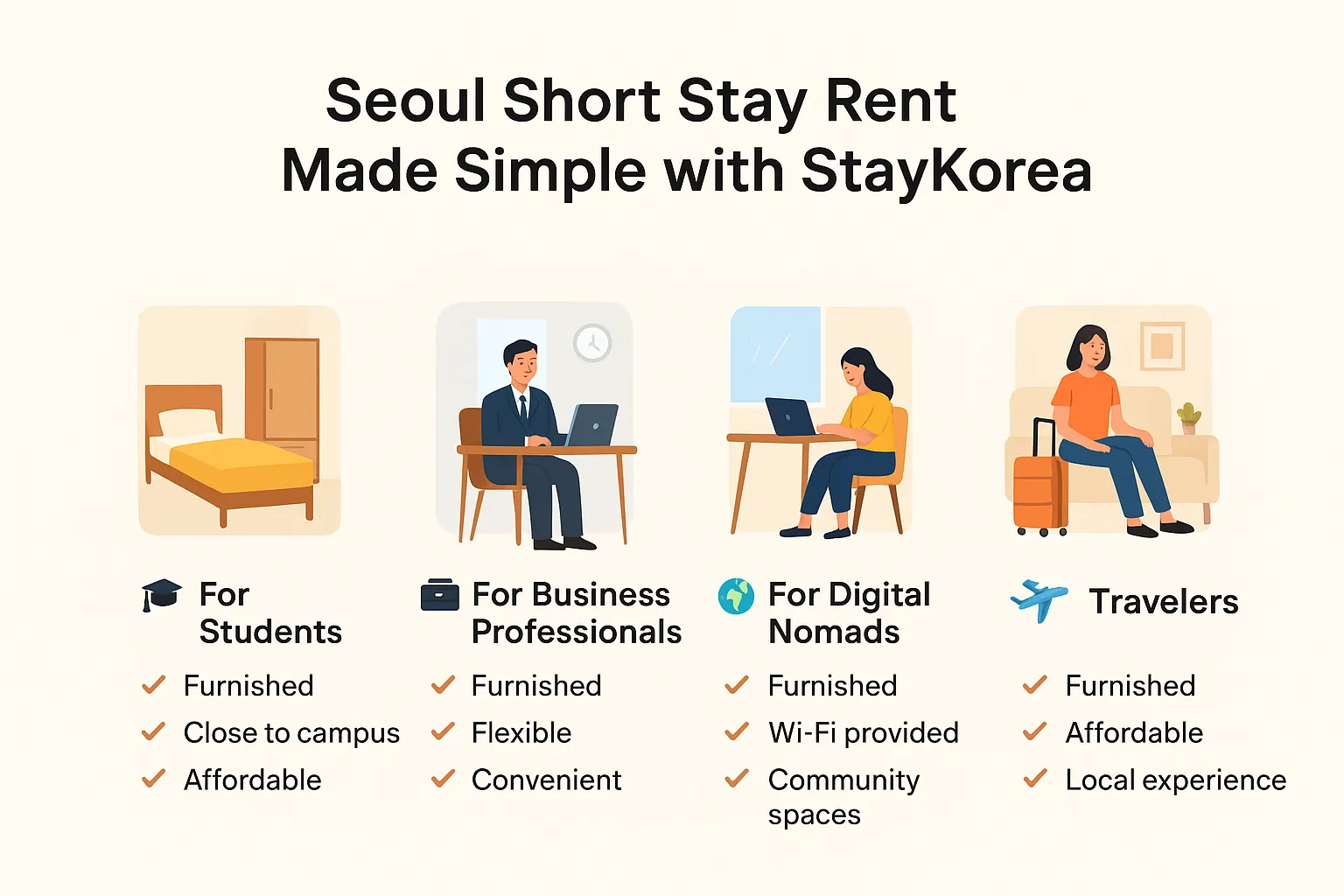 Seoul Short Stay Rent Made Simple with StayKorea